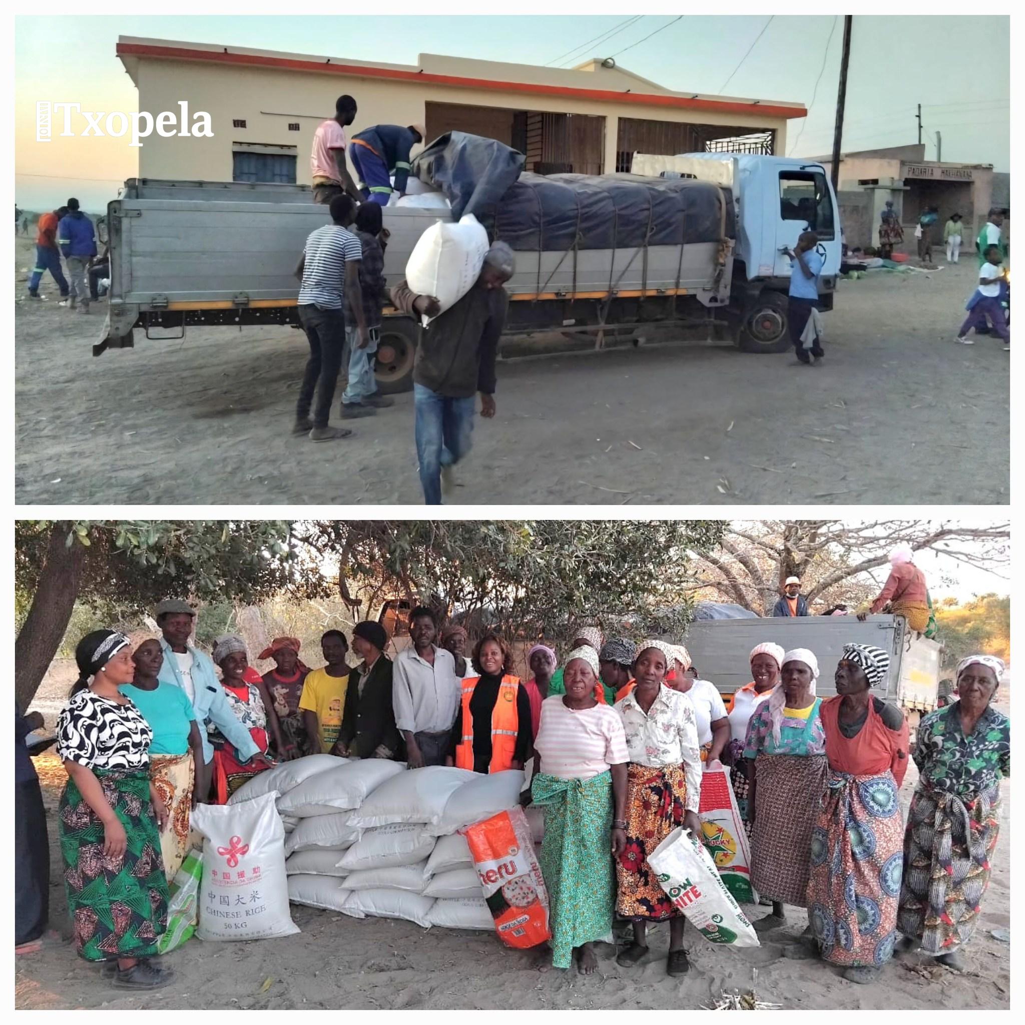 INGD distribui arroz a 700 famílias afectadas pela seca em Moamba ...